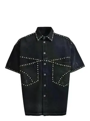 BREATH Stud-embellished Shirt - Black