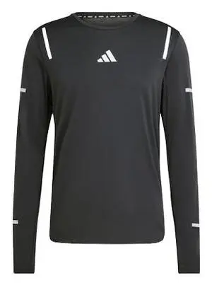 Adidas Ultimate Reflective Long Sleeve Top - Black