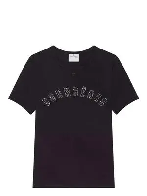COURREGES Medusa T-shirt - Black