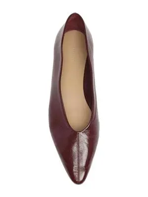 Bottega Veneta Bottega Veneta Sofia Leather Ballet Flats Barolo