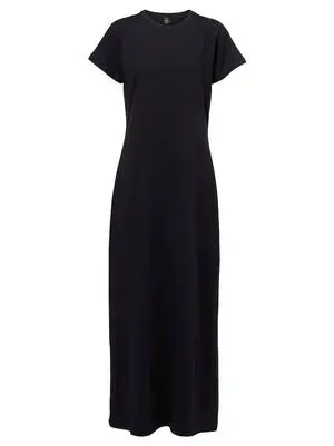 LESET Margo Cotton Jersey Maxi Dress - Black
