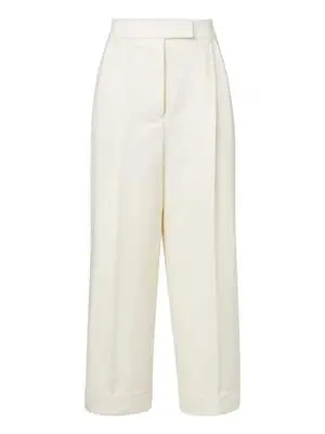 RÓHE Virgin Wool Straight Pants - White