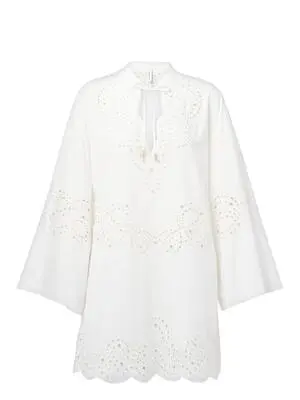 SIMKHAI Simkhai Sarina Broderie Anglaise Minidress