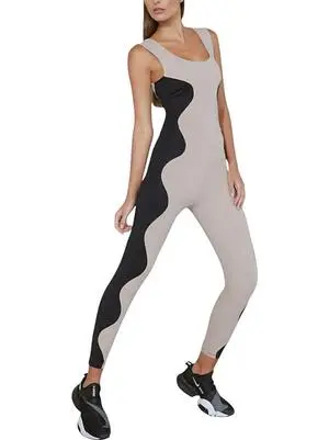 PORT DE BRAS Wave Unitard - Shake/black