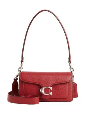 COACH COACH Tabby Shoulder Bag 20 Silver/ruby