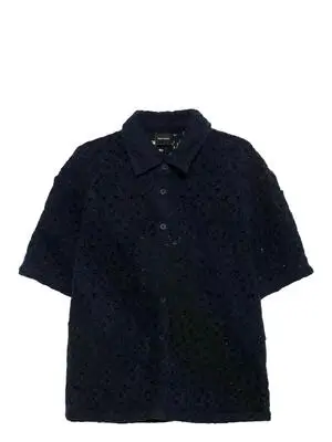 DAILY PAPER Lace Shield Shirt - Blue