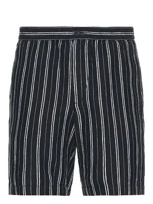 Vince Striped Beach Shorts - Coastal