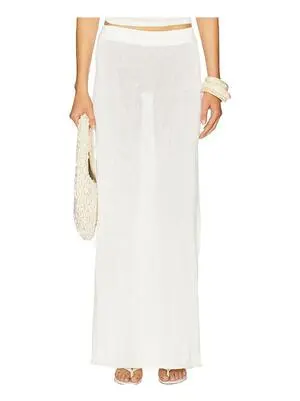 SNDYS Cali Maxi Skirt - Off White