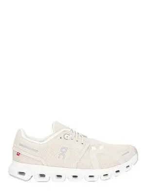 On Cloud 6 Sneakers Pearl & White