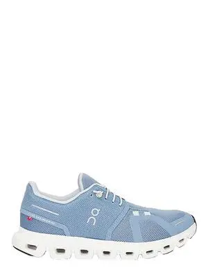 On Cloud 6 Sneaker Chambray & White