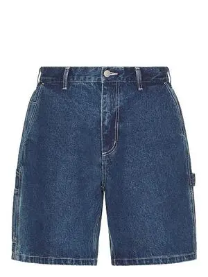 Obey Bigwig Denim Carpenter Shorts - Stone Wash Indigo