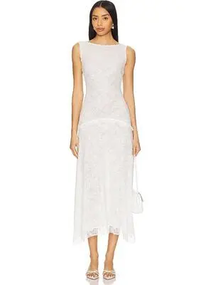 Lpa Alessia Midi Dress - White