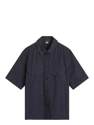 C.P. COMPANY Boxy Short Sleeve Shirt - Total Eclipse