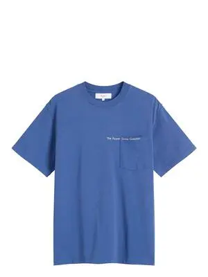 PALMES Garden Pocket T-shirt - Blue