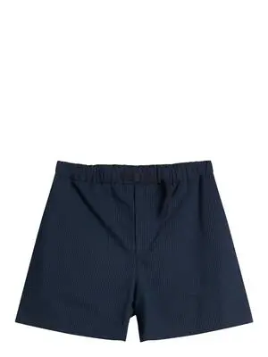 Moncler Technical Seersucker Shorts - Navy