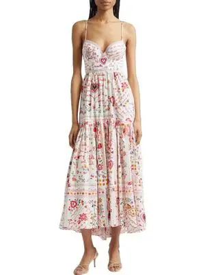 CAMILLA Camilla Tiered Organic Cotton Poplin Sundress