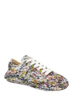 Mihara Yasuhiro Peterson23 Og Sole Sputtering Paint Canvas Sneakers - White Multi