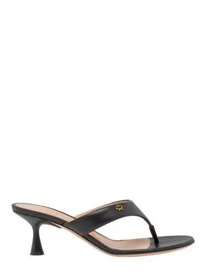 GIANVITO ROSSI Ascent Thong Sandals - Black