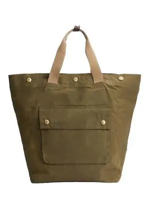Barbour Transport Cotton Canvas Tote - Dusky Green