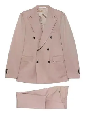 Tagliatore Virgin Wool Suit - Pink
