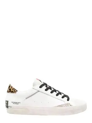 CRIME LONDON Distressed Sneakers - White