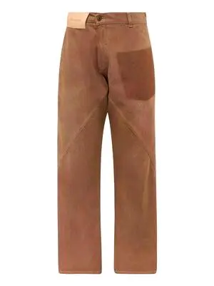 JW Anderson Twisted Workwear Jeans - Brown