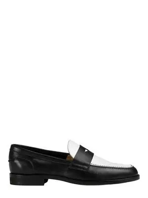 DOUCAL'S Leather Loafers - Black
