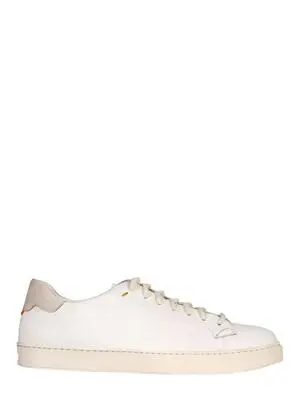 DOUCAL'S Leather Sneakers - White