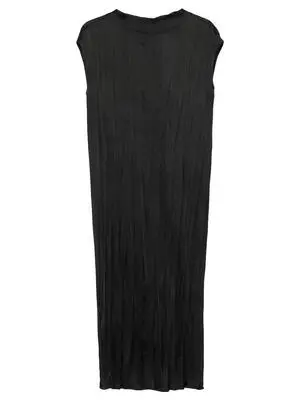 Antonelli Firenze Satin Midi Dress - Black