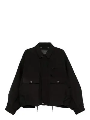 SONGZIO Multi-pockets Shirt Jacket - Black