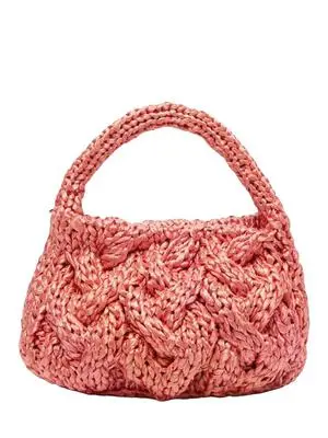 JW Anderson Small Cable Knit Bag - Pink