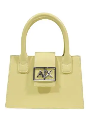 Armani Exchange Mini Bag With Logo Detail - Yellow