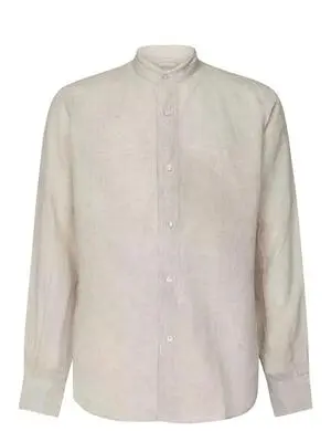 ELEVENTY Band Collar Shirt