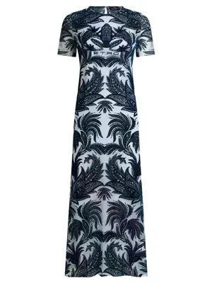 Etro Logo Dress - Blue