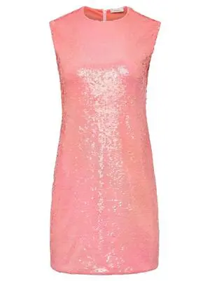 JW Anderson Sequinned Mini Dress - Pink