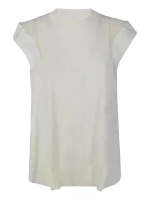 Sacai Cotton Top - White