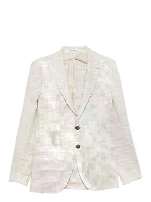 Tagliatore Houndstooth-pattern Blazer - Neutrals