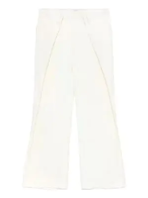 Rokh Pleated Wide-leg Trousers - Neutrals