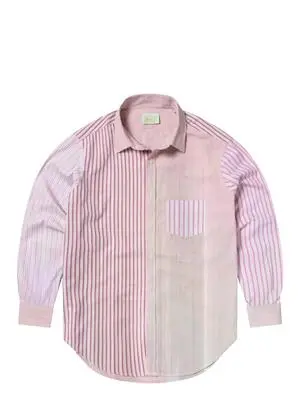 Aries Striped Button-up Shirt - Pink