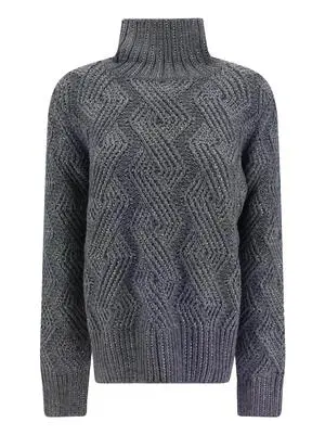 Ermanno Scervino Cable-knit Jumper - Grey