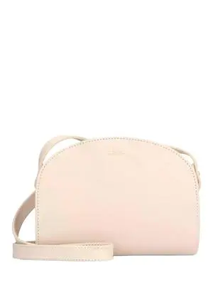 A.p.c. Mini Demi-lune Cross Body Bag - Neutrals