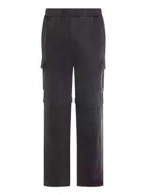 DAILY PAPER Cotton Cargo Trousers - Black