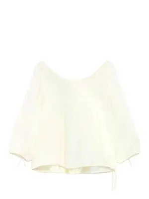 PNK Off-the-shoulder Blouse - Yellow