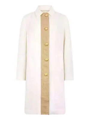 Roberto Cavalli Single-breasted Coat - White