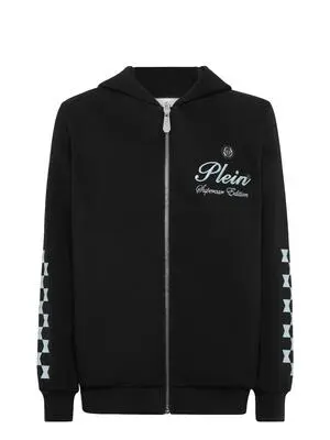 Philipp Plein Cotton-blend Hoodie - Black