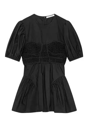 Cecilie Bahnsen Cecilie Bahnsen Conner Cotton Top Black