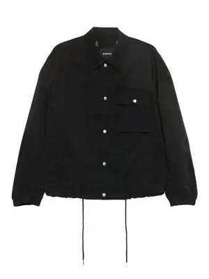 SONGZIO Poplin Shirt Jacket - Black