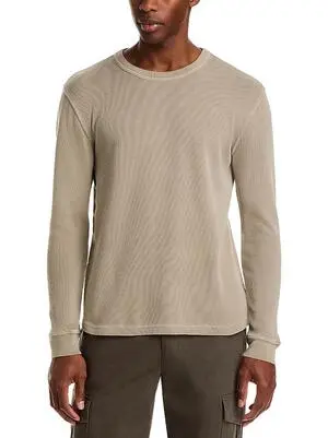 Citizens Of Humanity Waffle Long Sleeve Tee Wheat