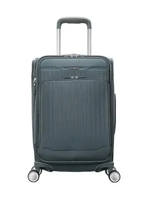 SAMSONITE Silhouette 18 Softside Carry On Spinner Suitcase - Slate Blue
