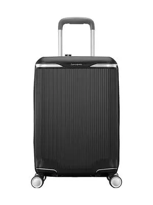 SAMSONITE Silhouette 18 Hardside Carry-on Spinner Suitcase - Black